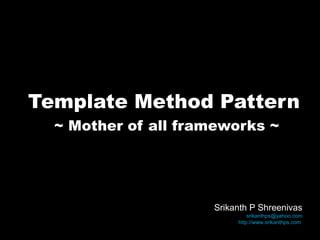 Template Method Design Pattern PPT