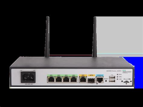 Hpe Networking Msr954‑w 1gbe Sfp Ww 2gbe‑wan 4gbe‑lan Wireless 802 11n Cwv7 Router Hpe Store