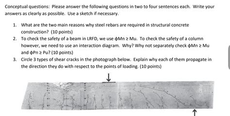 Solved Conceptual Questions Please Answer The Following Chegg