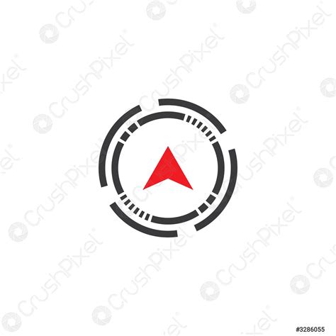 Compass Logo Stock Vector 3286055 Crushpixel