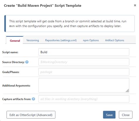 Build Maven Project Inedo Documentation