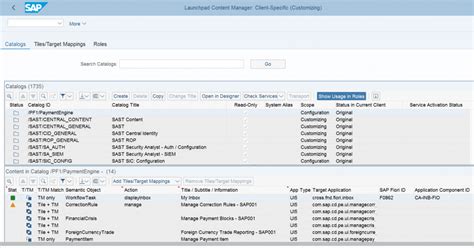 sap fiori launchpad content manager for adjusting app catalogues