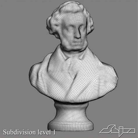 3d Alexander Pushkin Model