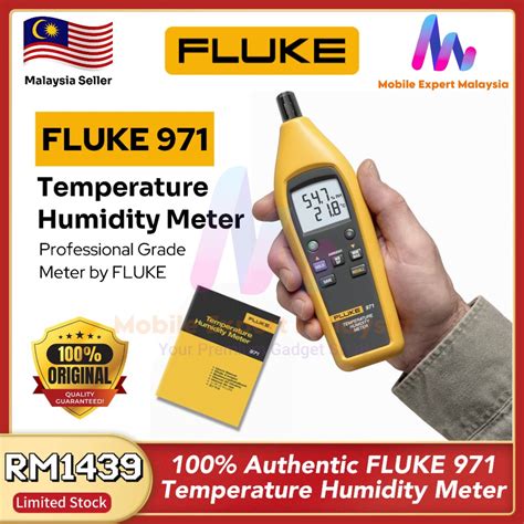 🔥ready Stock🔥 Fluke 971 Professional Grade Temperature And Humidity Data Logger With 0 1°c 0 1