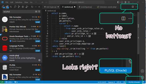 Why Is My VS Code Extension SQL Developer Not Working