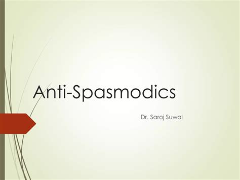 3 1antispasmodicdrugs Pdf