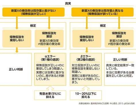 仮説検定におけるエラー医療統計ビーリンサイト jp