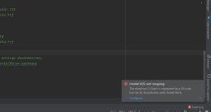 How To Solve Invalid Vcs Root Mapping Error Android Studio Best Devops