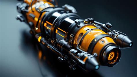 Closeup Minimal Style Of Minimal Design Of A Quantum Encryption Key Distribution System Stock