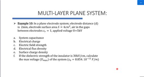 Solved Multi Layer Plane System Example 10 In A Plane