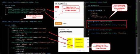 Textinput Not Populating Relationship Data In Editrecord Form Filament