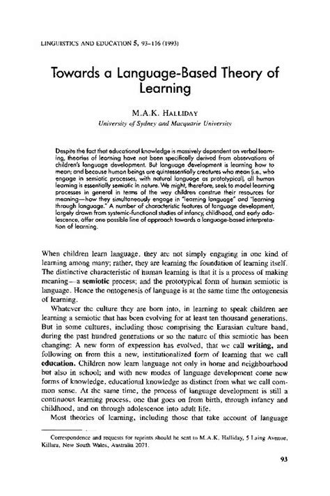Pdf Towards A Language Based Theory Of Learning A Language Based Theory Of Learning 97