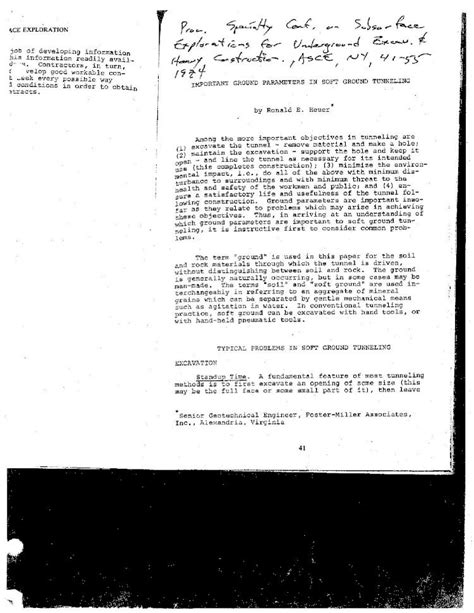 Pdf Important Parameters In Soft Ground Tunneling Dokumentips