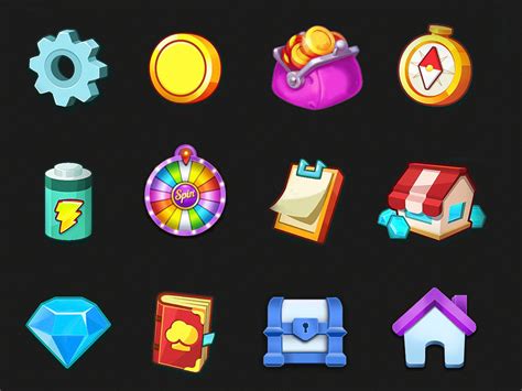 create 2d game art game asset game ui props and game icon upwork
