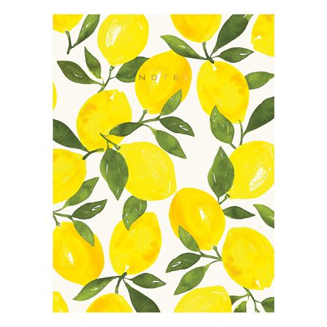 Lemons Notebook Abigail Jayne Design Penny Post Alexandria Va
