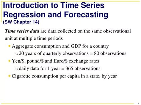 Ppt Introduction To Time Series Regression And Forecasting Sw Chapter 14 Powerpoint