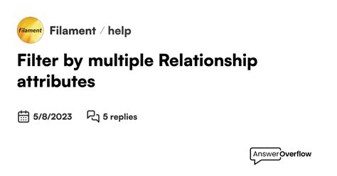 Filter By Multiple Relationship Attributes Filament