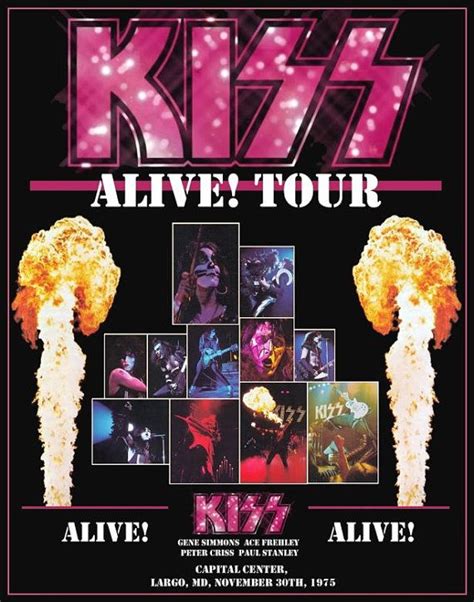 Kiss Alive Largo Md Nov 30th 1975 Stand Up Display Kiss Alive Ii