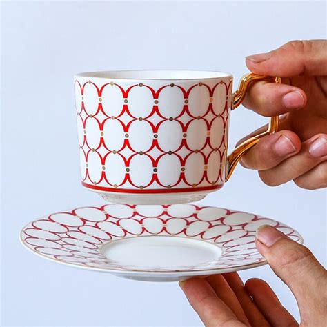 Badu Bg Европейска керамична чаша за кафе чинийка комплект лъжици домашна чаша за закуска