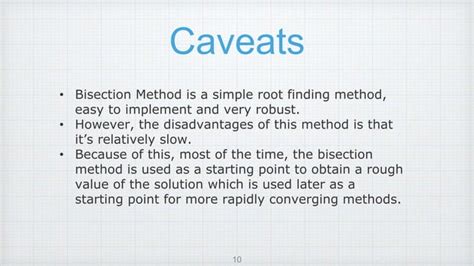 Bisection Method Ppt