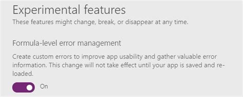 Powerapps Experiment With Error Handling