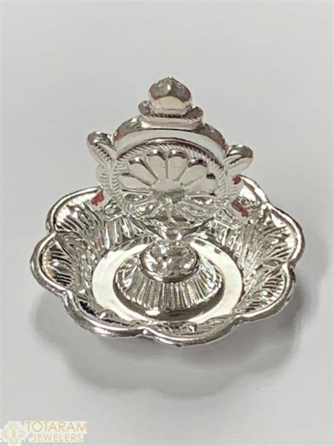Silver Balaji Chakram For Venkateshwara Pooja Cum Agarbatti Stand 1 1