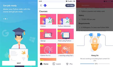 🐍 16 мобильных приложений для начинающих изучение Python