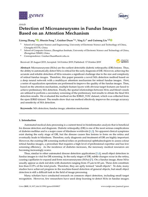 One Dimensional Microaneurysm Feature Sequence Segmentation In Fundus Images Pdf Deep