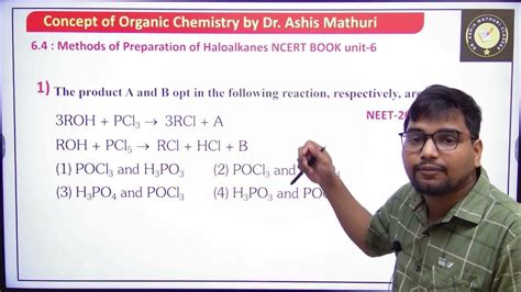 Alcohols React With Pcl3 And Pcl5 Neet 2024 Organic Chemistry Questions Neetchemsitry Youtube