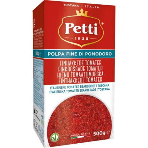 Petti Tomat Finhackad Finly Chopped Tomatoes 500g