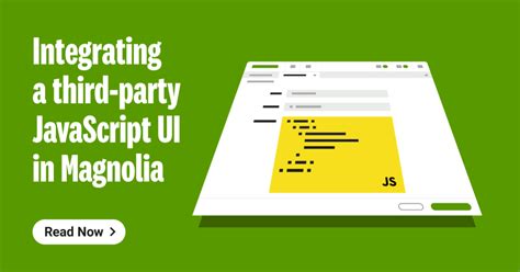 Integrating A Third Party Javascript Ui In Magnolia Magnolia Headless Cms