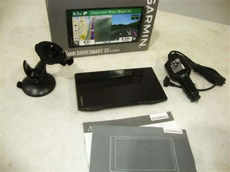 Garmin Drivesmart 55 GPS W Traffic W Mount USB 12v Charging Cable Appears New Bid Master