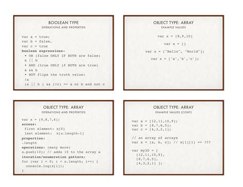 Javascript Cheat Sheet Cs105 Download Printable Pdf Templateroller