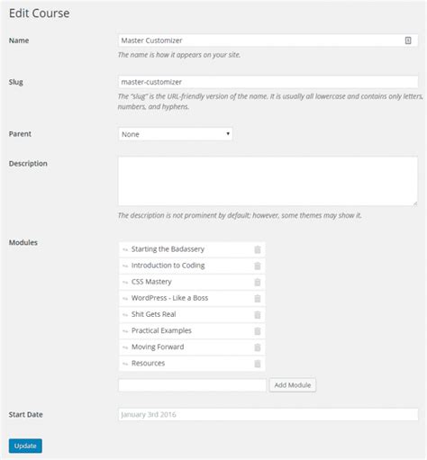 code your own e course platform on wordpress nose graze