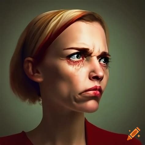 Portrait Of A Woman Looking Disappointed