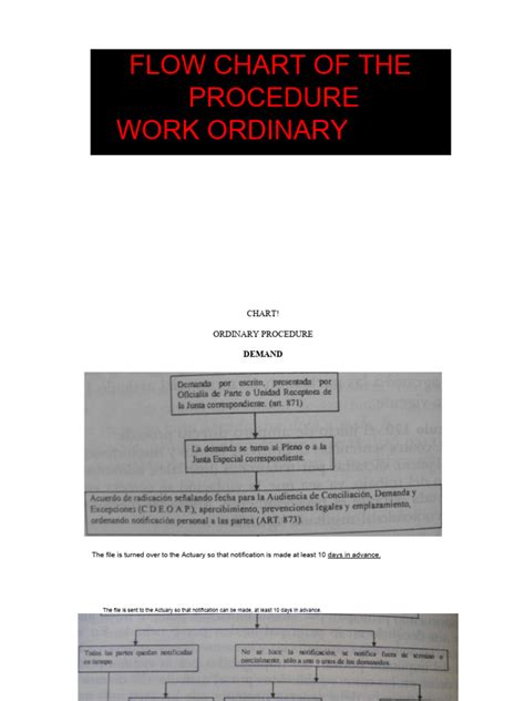 Ordinary Labor Procedure Flow Chart Pdf Employment Public Law