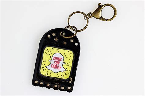 DIY Snapchat Code Keychain Craft Tutorial