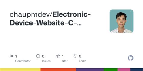 github chaupmdev electronic device website c sharp asp