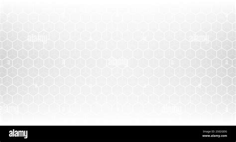 Clean White Hexagonal Pattern Mesh Background Stock Vector Image And Art