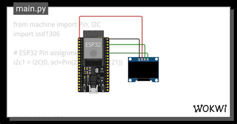 Oled屏幕显示 Wokwi Esp32 Stm32 Arduino Simulator