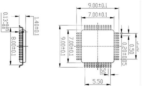 Lqfp48 Tqfp48 Qfp48 To Dip 7x7 Mm 05pitch Ic Socket Program Programming Adapter Ebay