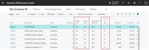Dynamics 365 Business Central Boolean Field On The List Page A