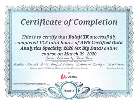 Balaji Tk On Linkedin Suggest To Take This Course To Understand On Aws Big Data Might Take A