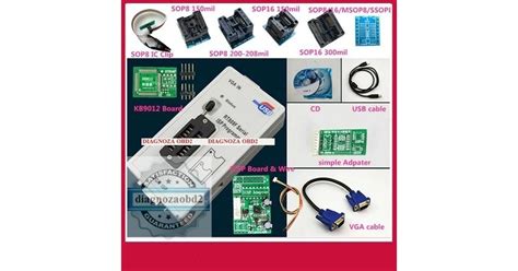 Programator Memorii Auto ECU RT809F LCD ISP Adaptoare SOP8 Arhiva Okazii Ro