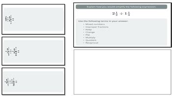 Dividing Mixed Numbers Practice PowerPoint Lesson With Printables