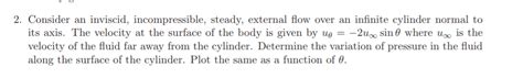 Solved Consider An Inviscid Incompressible Steady Chegg