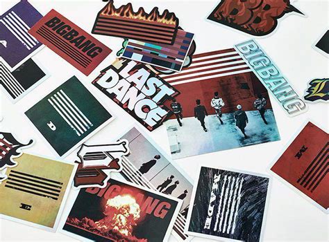 BIGBANG Last Dance Sticker Set BIGBANG 2017 Concert Last Dance In Seoul