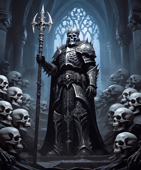 A Lich King Surrounded By His Image Created By Tensorart
