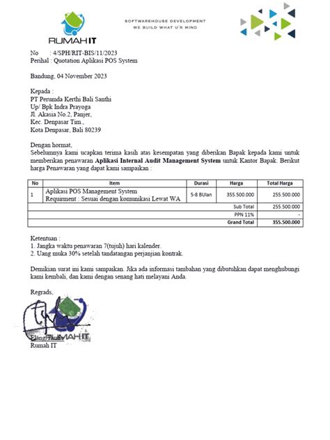 penawaran aplikasi pos resto pdf
