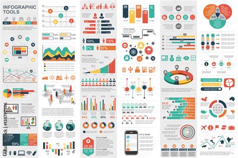 Infographic Elements Data Visualization Vector Stock Vector Adobe Stock